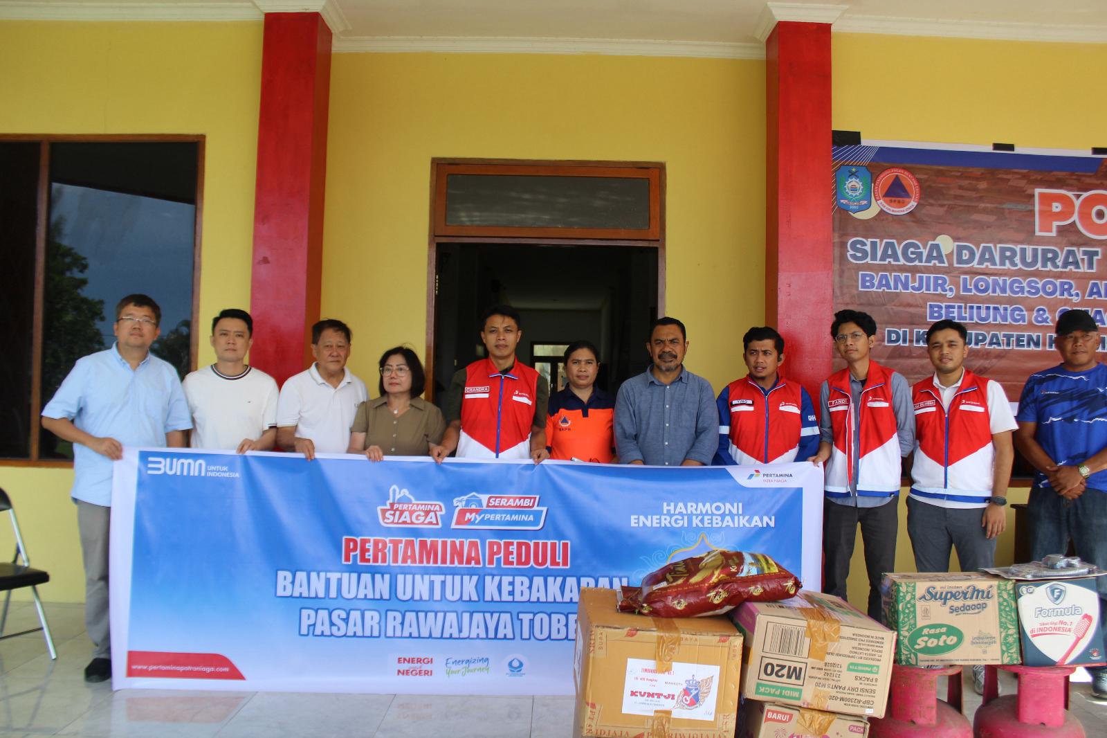 Pertamina Patra Niaga Regional Papua Maluku Salurkan Bantuan Kepada Korban Kebakaran Pasar ...